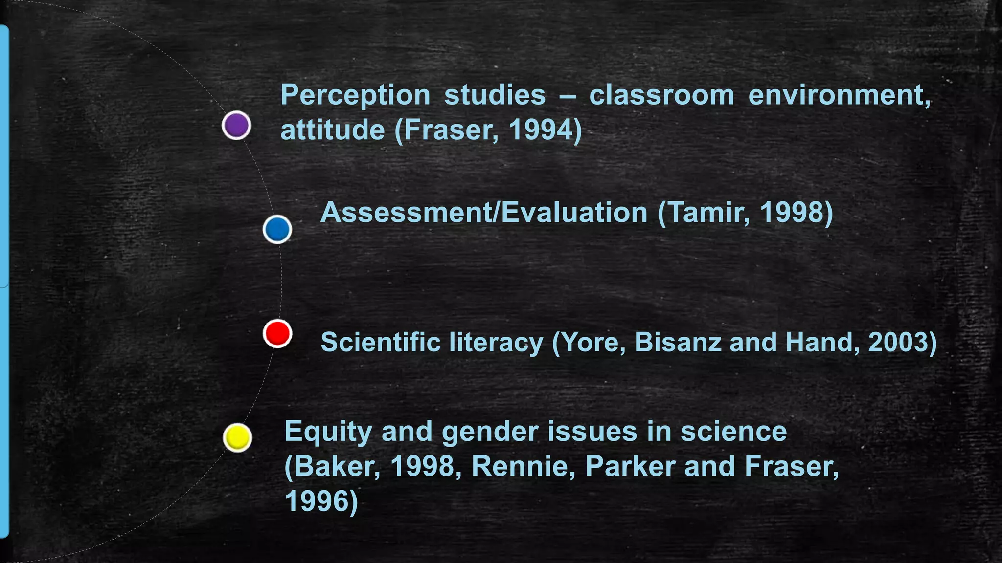 International Trends in Science Education Research | PPTX