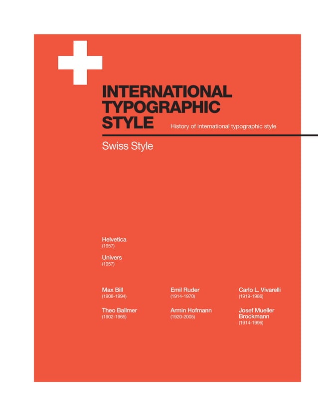 International typographic style | PDF