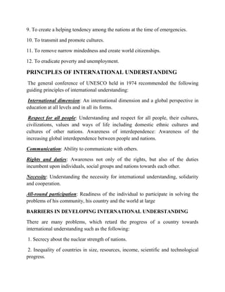 International understanding | PDF