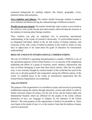 International understanding | PDF