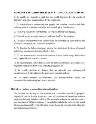 International understanding | PDF
