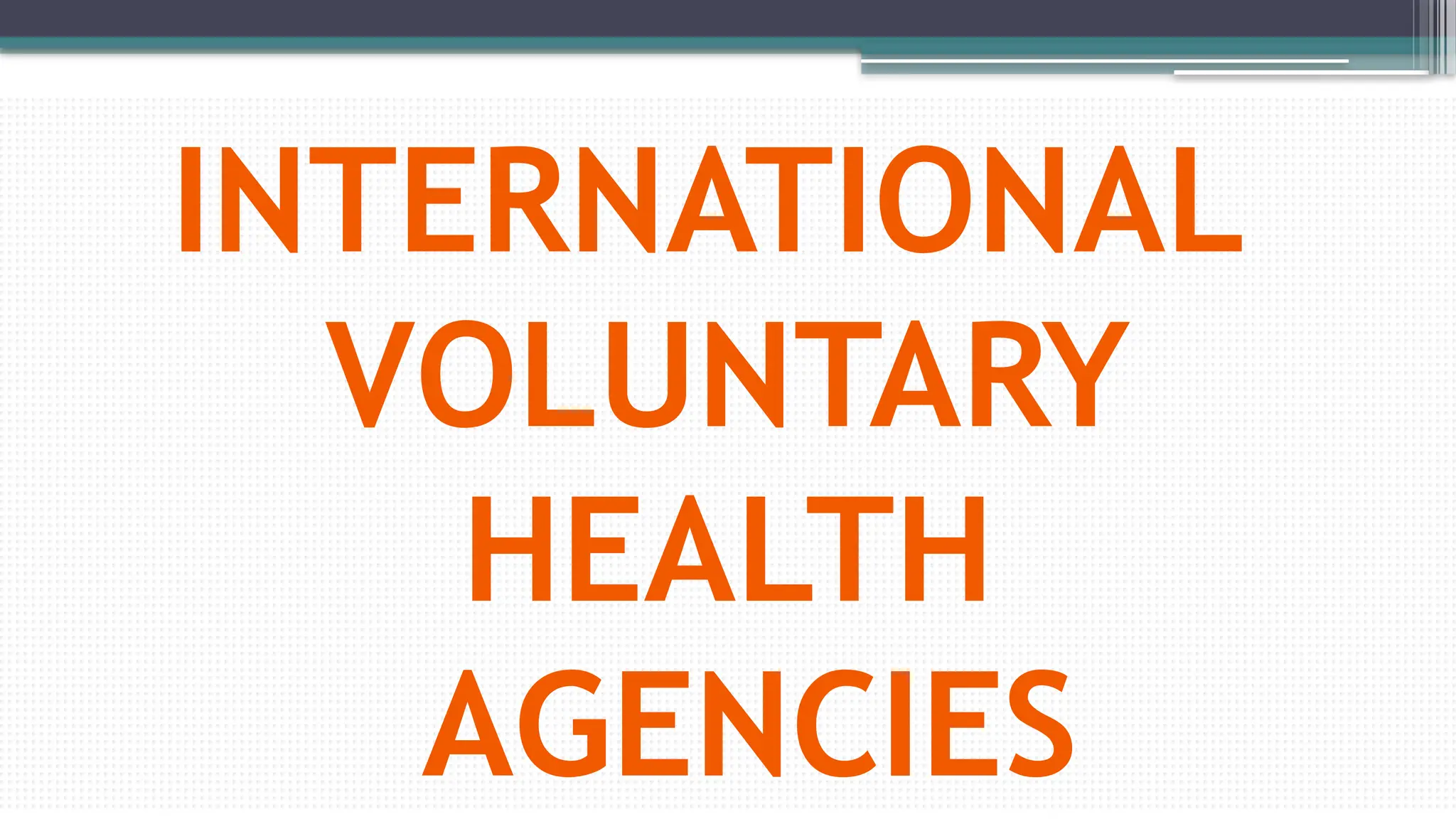 international voluntary agencies.pptx the same thing as | PPTX