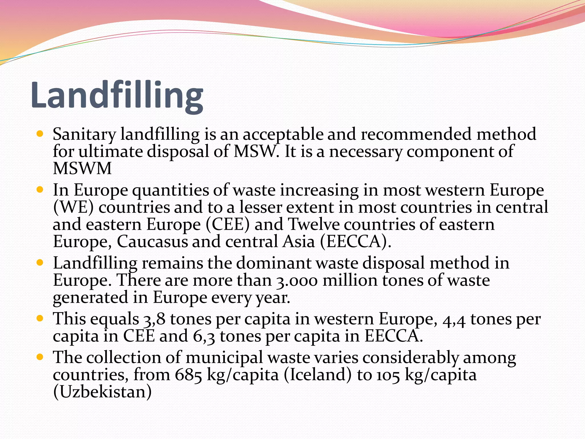 International waste management strategies | PPTX