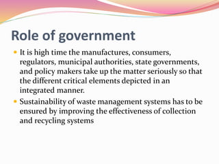 International waste management strategies | PPTX