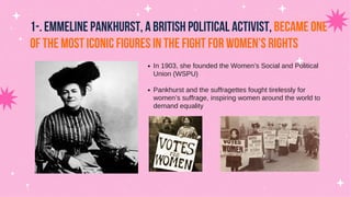 International Women’s Day. ENGLISH PRESENTATION | PDF