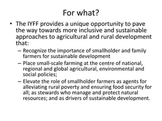 International Year of Family Farming and its relevance in Nepal | PPTX