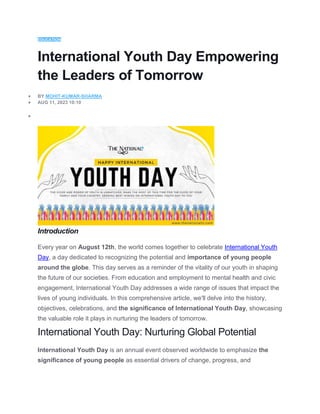International Youth Day Empowering the Leaders of Tomorrow.pdf