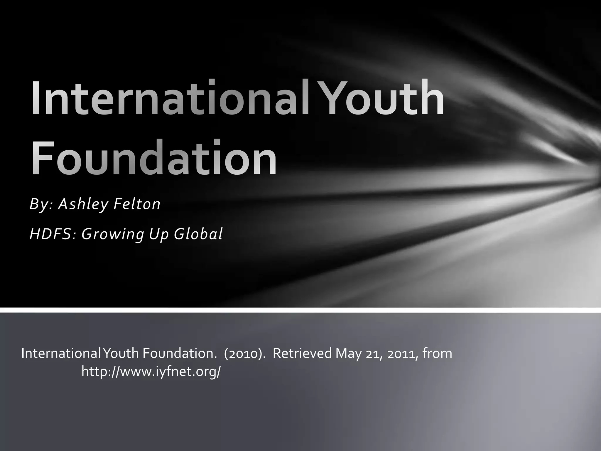 International youth foundation_website_review(2) | PPTX