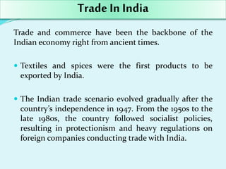 Internation trade by india | PPT
