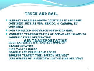 International transportation and Supply chain | PPT