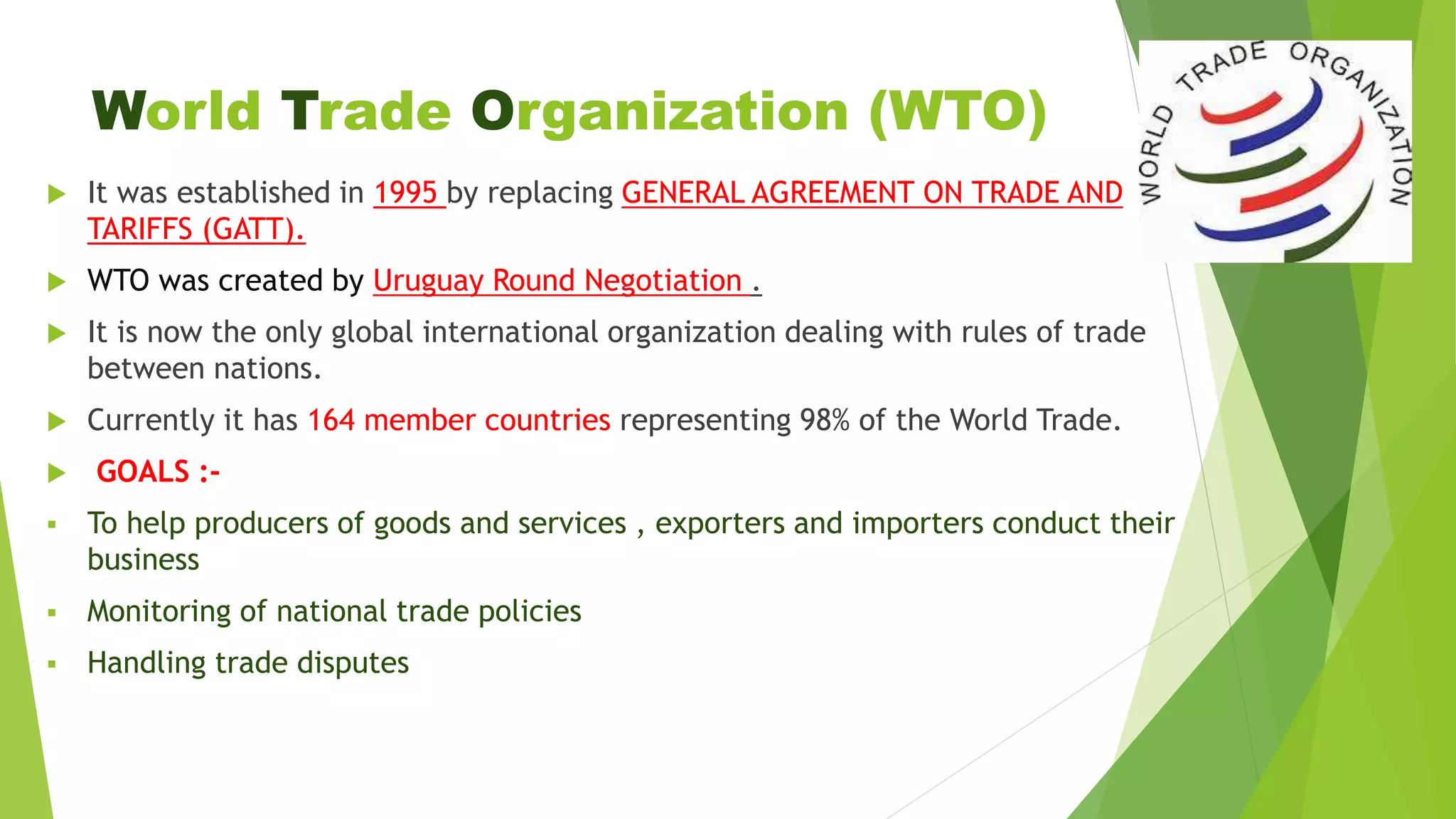 Internatonal agreements | PPTX