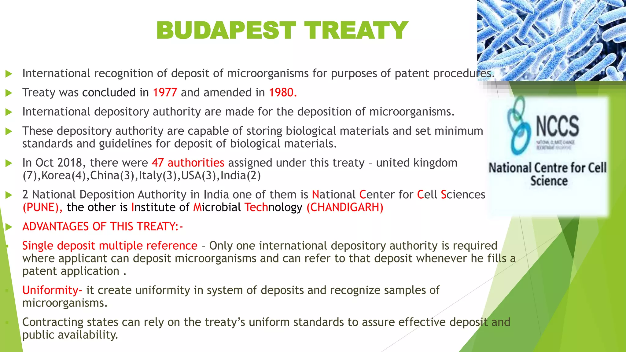 Internatonal agreements | PPTX