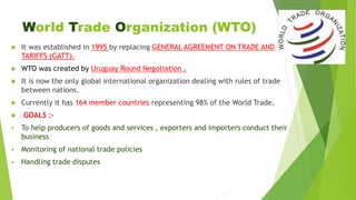 Internatonal agreements | PPTX