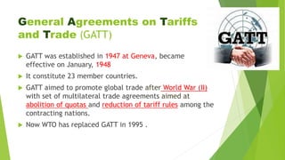 Internatonal agreements | PPTX