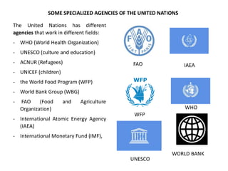 International organizations | PPTX