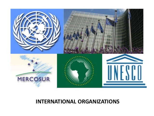 International organizations