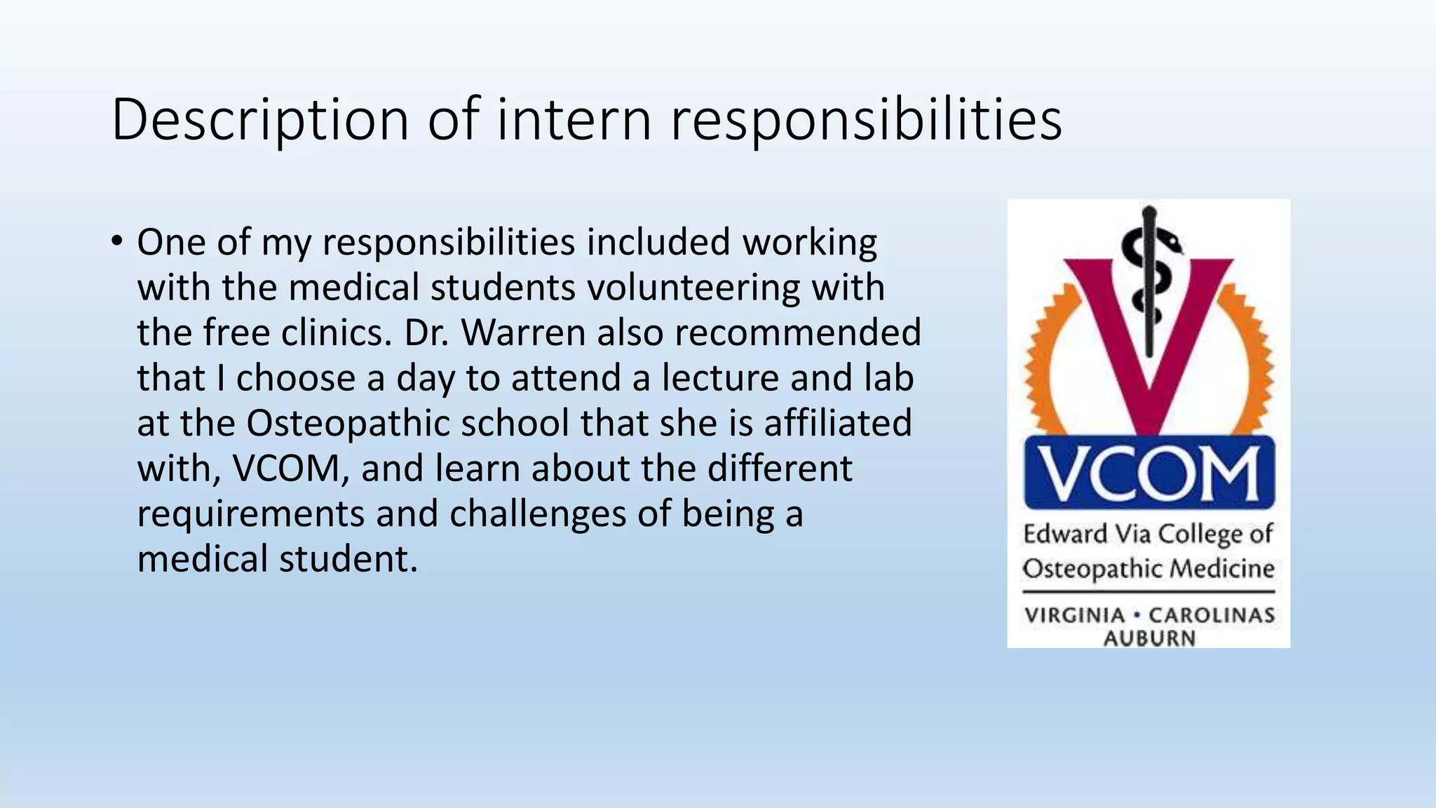 Internship Overview | PPTX