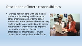 Internship Overview | PPTX