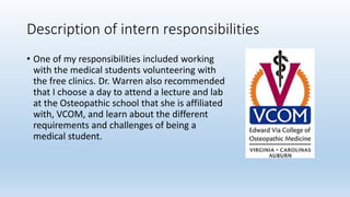 Internship Overview | PPTX