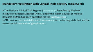 clinical trial Management with ethics committee | PPTX