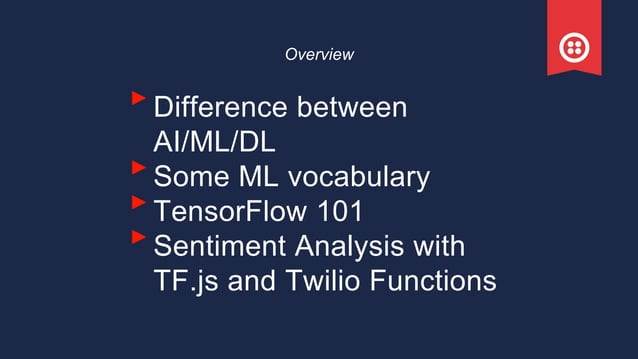 Build A Chatbot With Tensorflow Js And Twilio Ppt