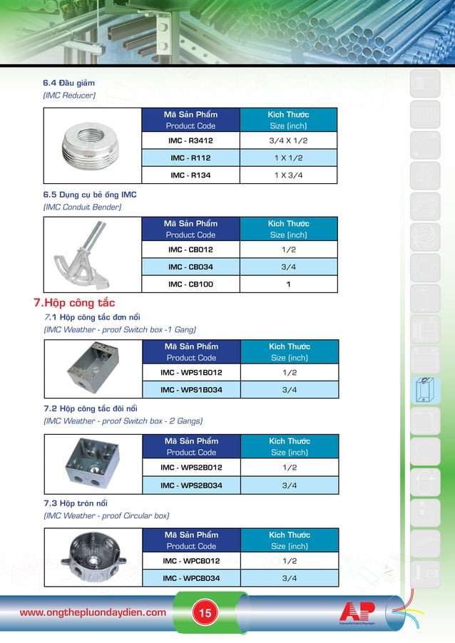 Internediate metal conduit imc steel conduit- ống thép luồn dây điện ...