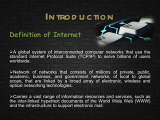 Internet | PPT