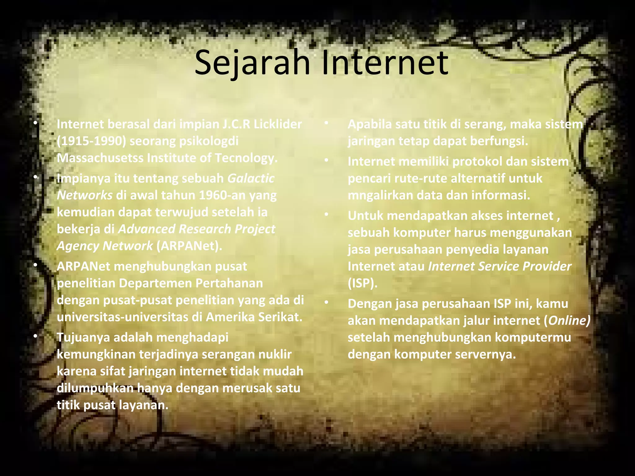 Dasar dasar internet | PPT