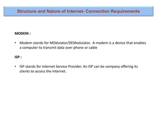 Introduction to Internet | PPTX