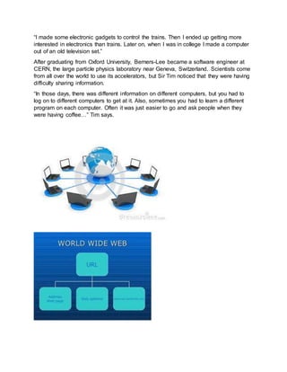 Internet and world wide web | DOCX