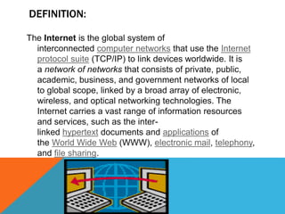 Internet | PPTX