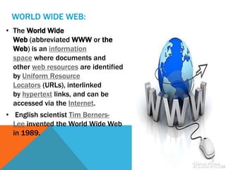 Internet | PPTX