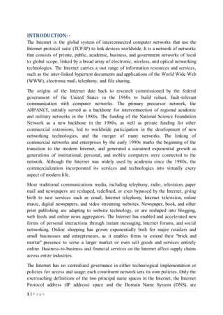 Internet | DOCX | Email | Internet