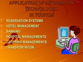 THE INTERNET AND TOURISM | PPT