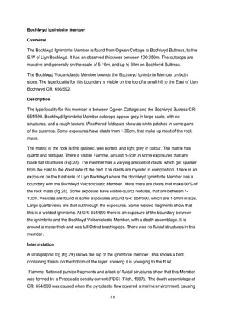 Geology dissertation Tryfan and Glyder Fach Snowdonia | PDF