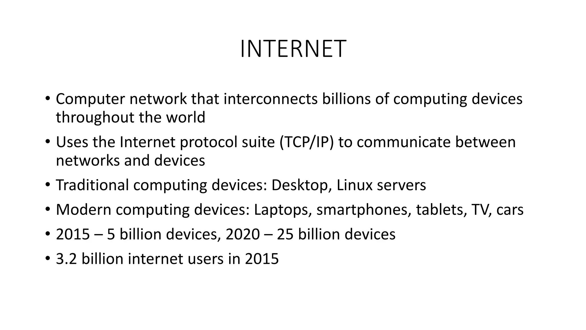 What is Internet and How it Works | PPTX