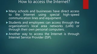 Bioinformatics - Internet | PPT