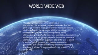 INTERNET | PPTX