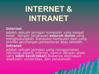 INTERNET dan Intranet INTERNET dan Intranet.ppt.pptx