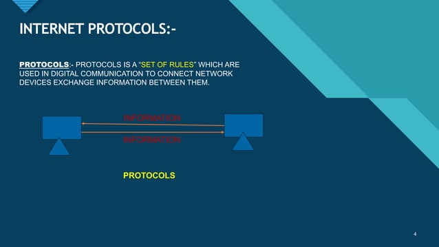 what is internet & protocol, types of protocols | PPTX | Computer ...
