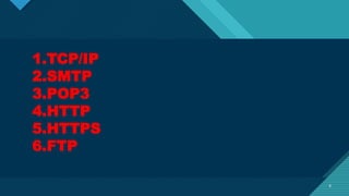 what is internet & protocol, types of protocols | PPTX | Computer ...