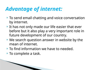 Internet PROJECT for students of class 8.pptx