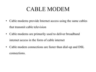 INTERNET-ACCESS-METHODS | PDF