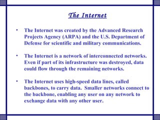 Overview of Internet | PPT