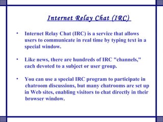 Overview of Internet | PPT