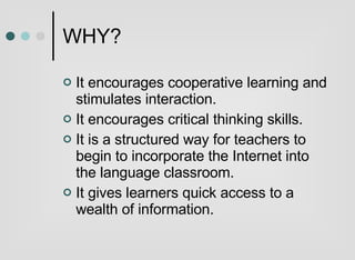 INTERNET BASED PROJECT WORK | PPT