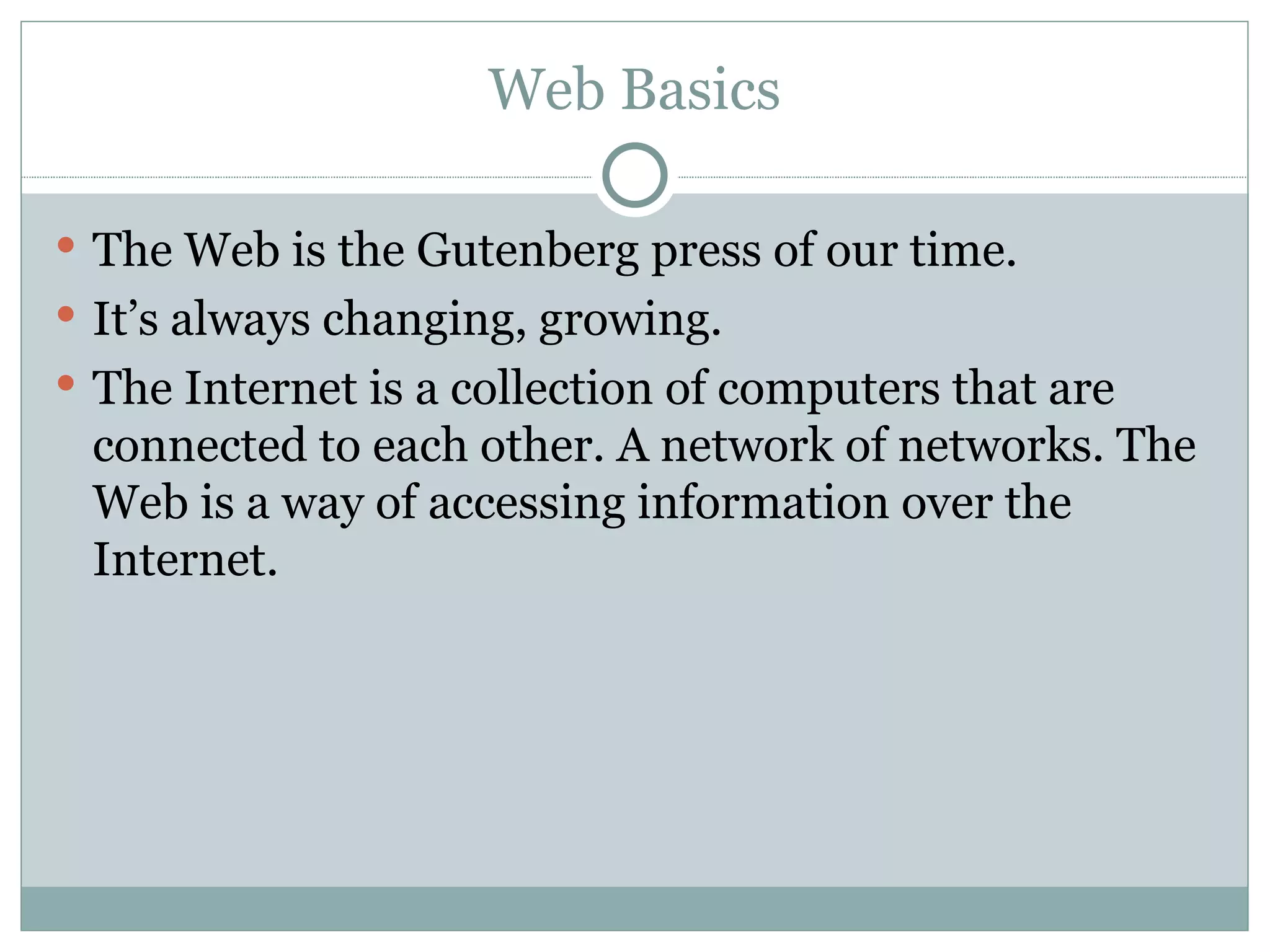 Internet Basics | PPT