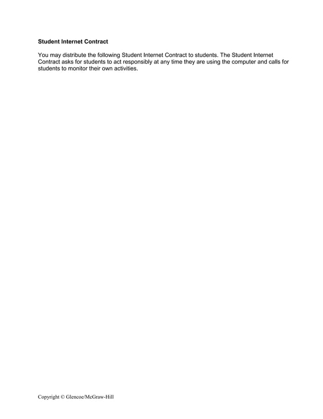 Internet Contract | PPT