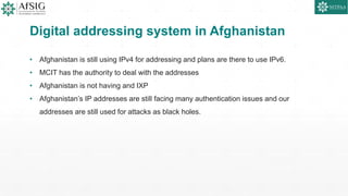 Internet eco-system-afghanistan-a.-khalil-azizi-at-af sig-2017-by ...