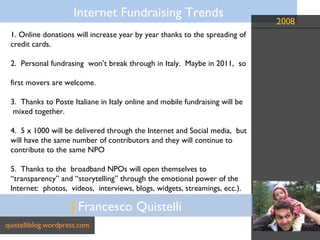 Internet fundraising trends 2008 | PPT